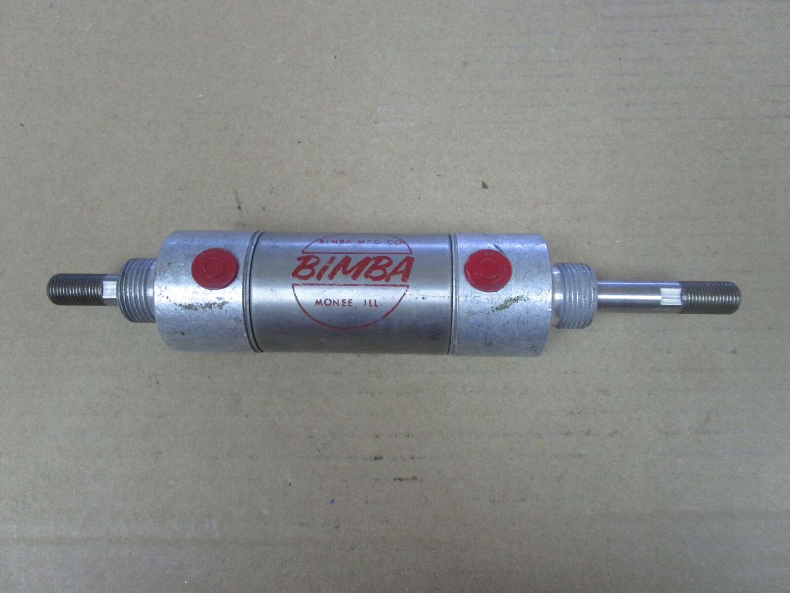 NEW BIMBA DOUBLE END ROD PNEUMATIC CYLINDER 241-DXDE 1" STROKE | eBay