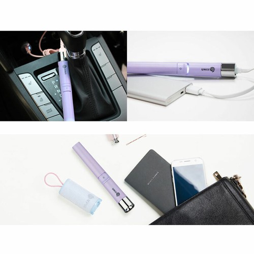 [Unix] Flat Iron Micro USB UCI-A2771 Purple Mini Ceramic Hair ...