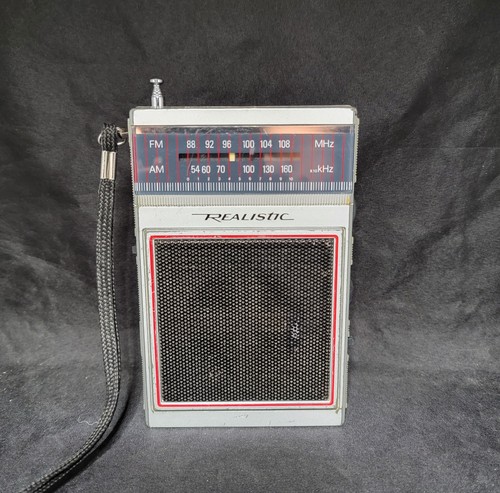 Vintage Realistic AM/ FM Transistor Radio, Radio Shack | eBay