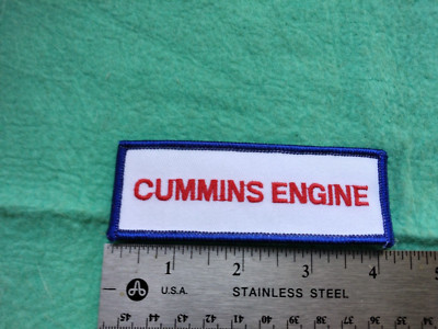 Cummins Diesel Engine Parts Dealer Uniform Hat Patch | eBay