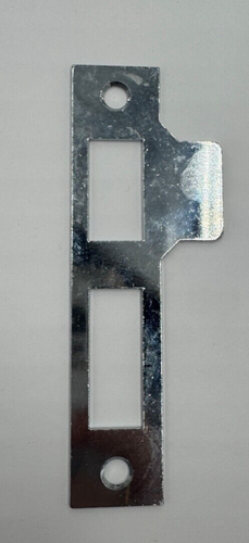 Timber Mortice Centre Strike Keep plate Silver | eBay UK