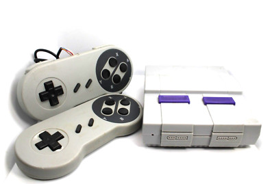 Super Nintendo Mini Console Simulator w built in games & 2 Controllers ...