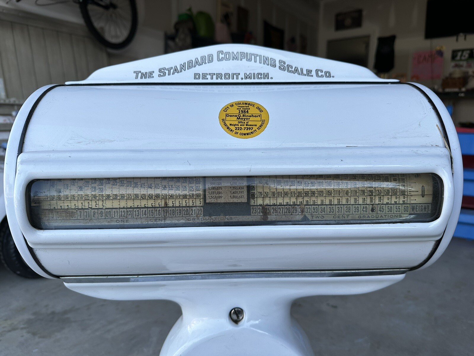 Vintage The Standard Computing Scale Co. Detroit, Michigan No. 433938 ...