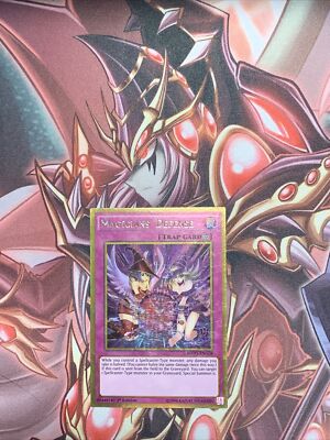 Yugioh MVP1-ENG28 Magicians' Defense 1st Edition Gold Rare Trap Card | eBay