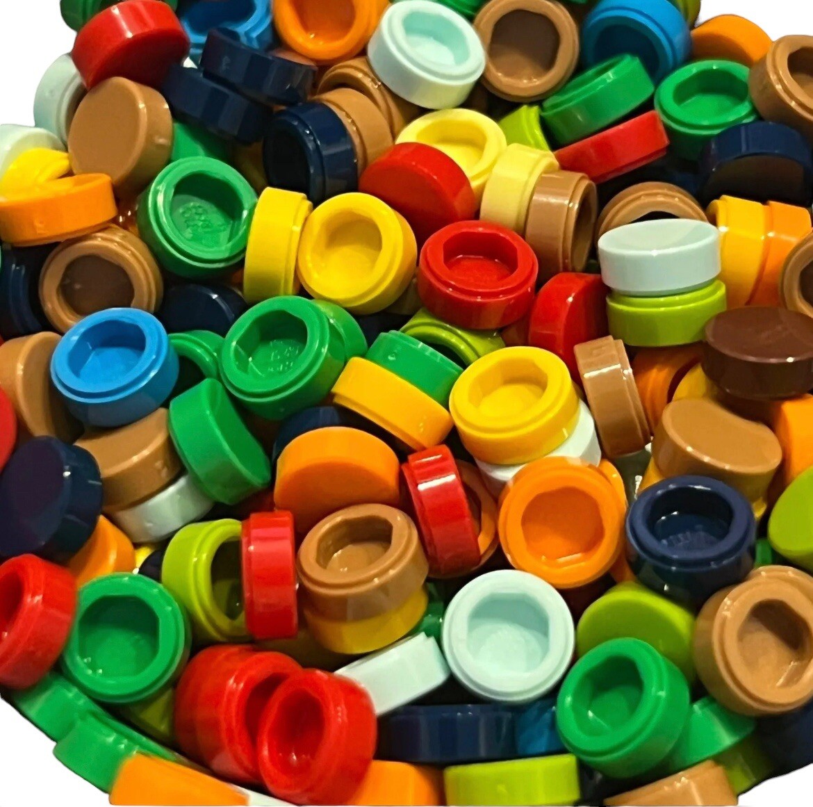 LEGO 98138 1x1 Round Tiles Bulk Lot of 10 - Pick Colors - Smooth ...