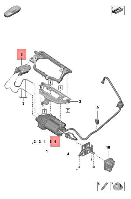 Genuine PORSCHE Panamera Valve Block For Adaptive Suspension 971616056C ...