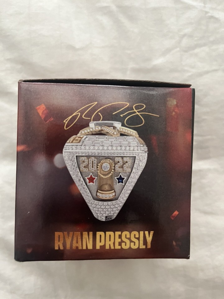 Ryan Pressly 2022 World Series Ring And Bobblehead Houston Astros | eBay