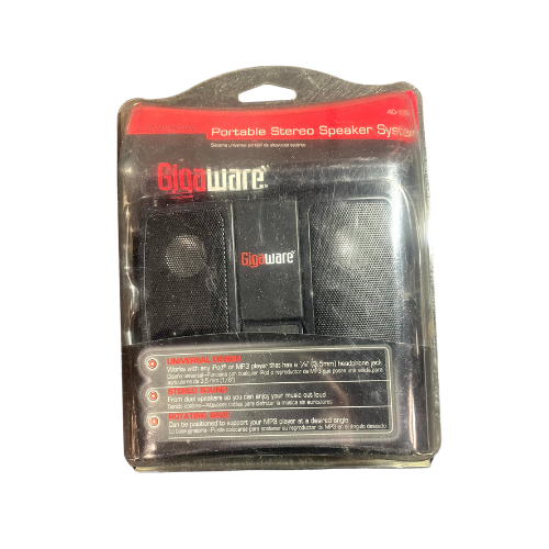 GigaWare 40-192 Universal Portable Stereo Sound Speaker System for Mp3 ...