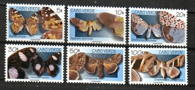 Cape Verde Stamp 735-740 - Butterflies and Moths | eBay