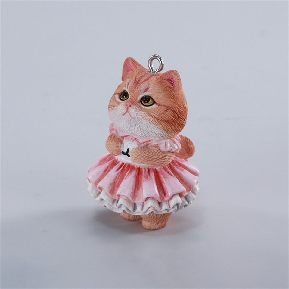 JXK Sweet Mew Cat Model Pendant Animal Collection Toys Gift Decoration ...