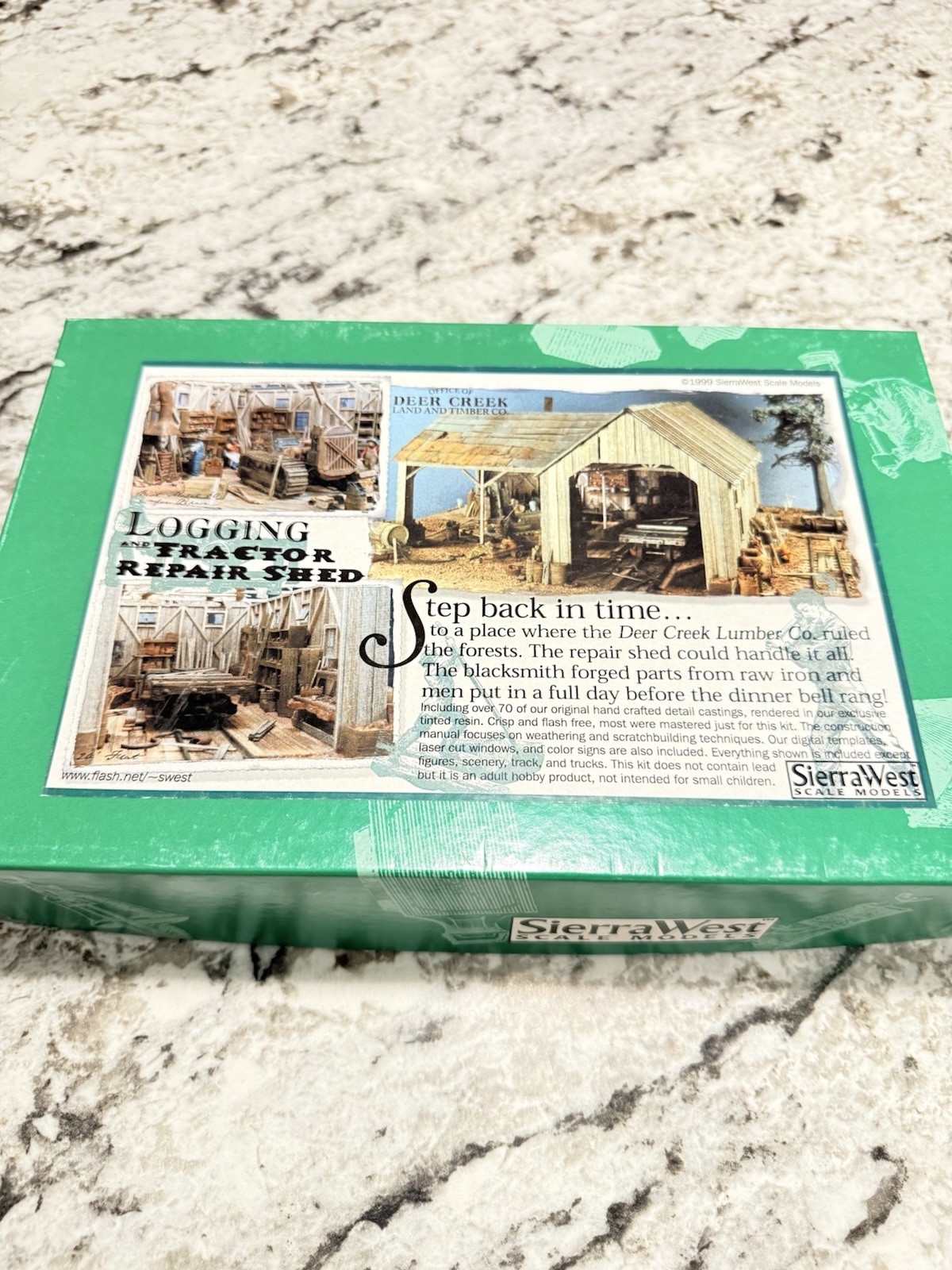 HO/HOn3 Scale ~ Sierra West Scale Models ~ Logging & Tr Repair Shed Kit ...