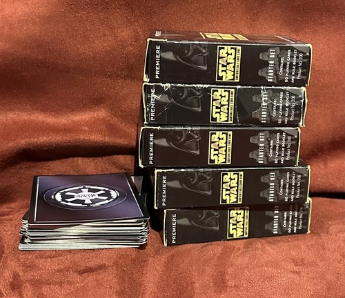 Star Wars CCG Limited Edition 5 boxes + loose cards; over 300 cards in ...