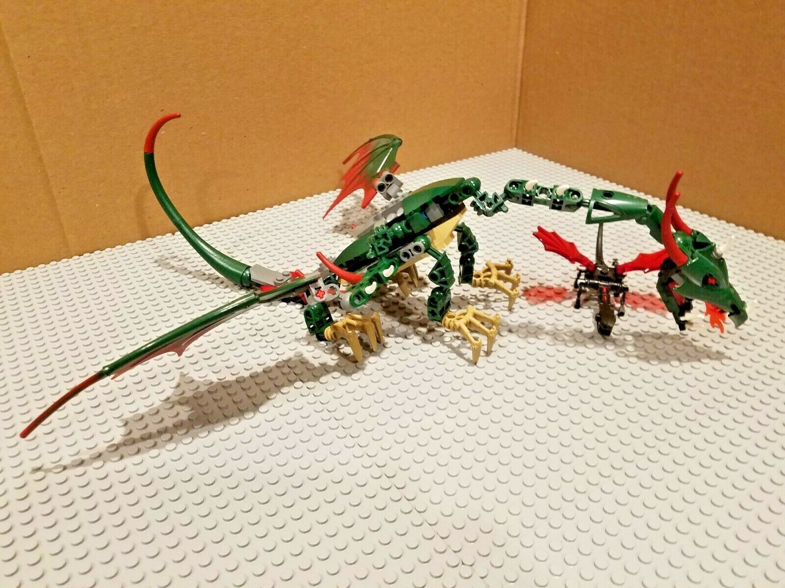 LEGO Vikings Set 7019 Viking Fortress Fafnir Dragon Complete Minifigs ...