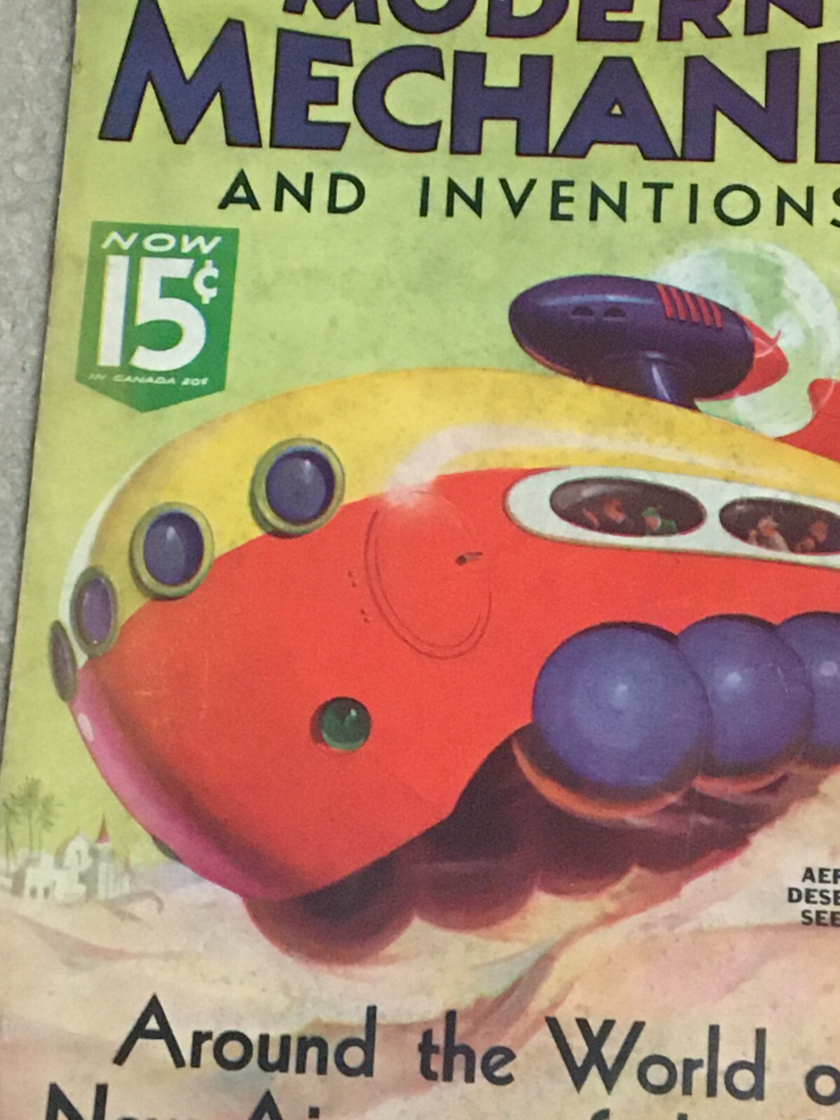 Vintage Modern Mechanix & Inventions Magazine Feb 1935, E Rickenbacker ...