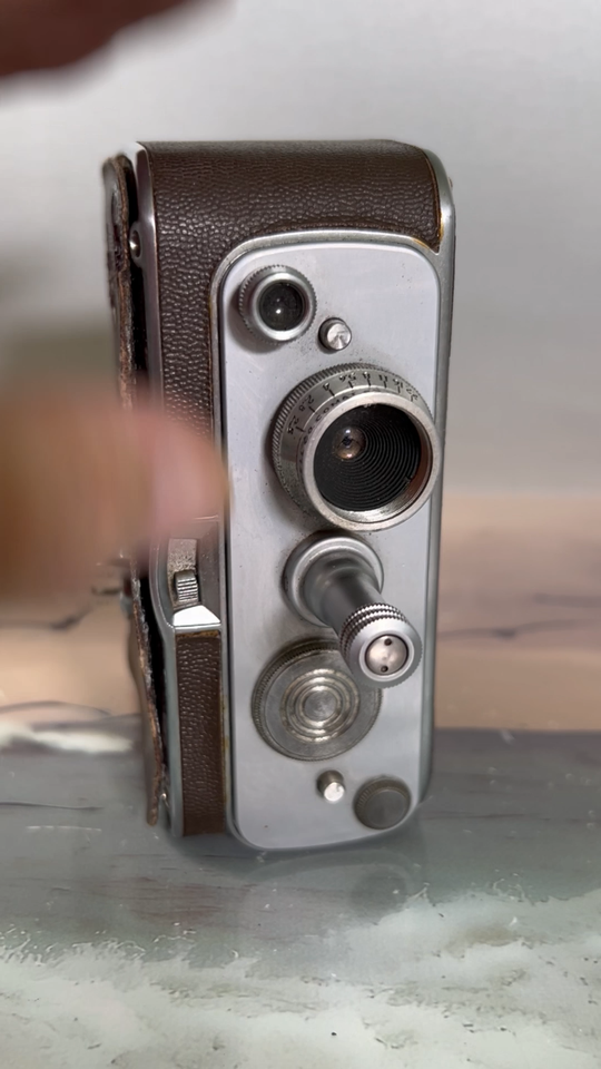 VINTAGE BELL & HOWELL FILMO AUTO-8 CAMERA W/LEATHER CASE [WORKS] | eBay