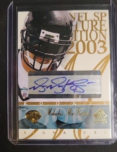 2003 SP Signature Edition Signatures Blue Ink Malaefou MacKenzie #MM ...