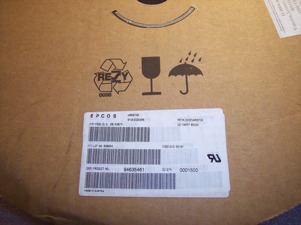 QTY (25) S10K30 EPCOS 10mm DISC 30V SIOV METAL OXIDE VARISTORS 10K30 | eBay