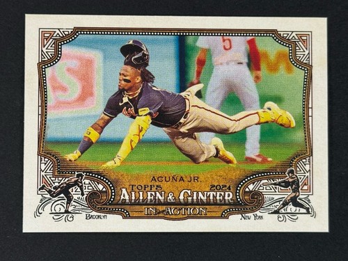 Ronald Acuna Jr 2024 Topps Allen & Ginter In Action Variation CASE HIT ...