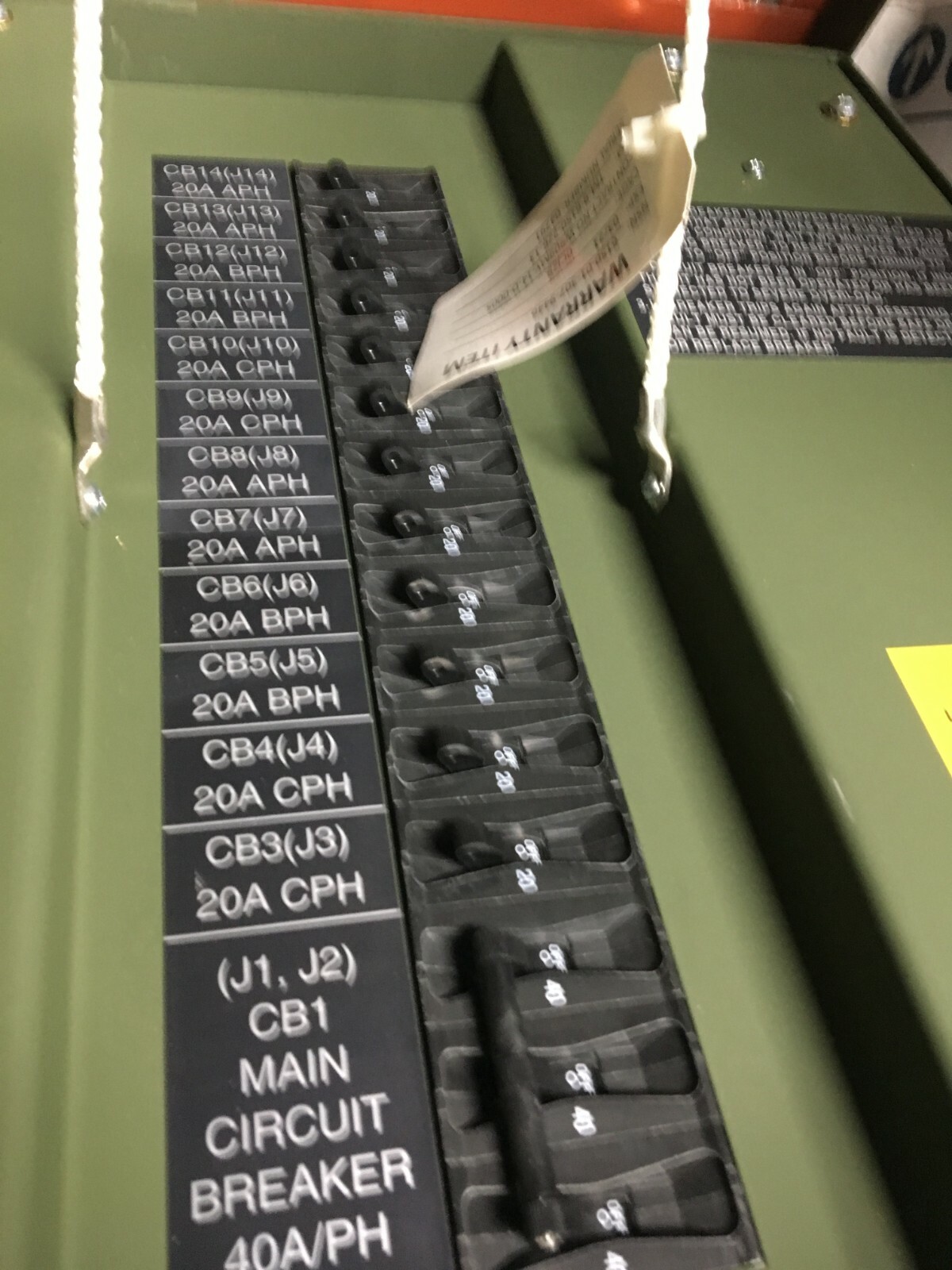 Military M40 A/P Power Distribution Circiut Breaker System Generator | eBay