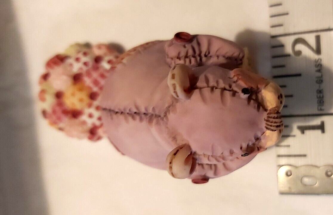 Cute As A Button Enesco 1994 Valentine Zoo Animals Figurine Mary Rhyner ...