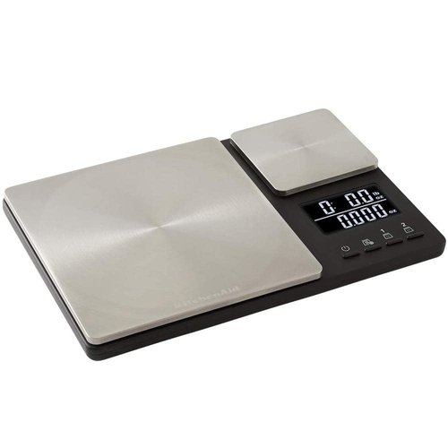 Kitchenaid KQ909 Dual Platform Digital Kitchen and Food Scale, 11 Pound ...