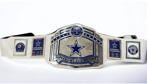 Dallas Cowboy Championship NFL Wrestling Replica Title Adult size 2mm ...