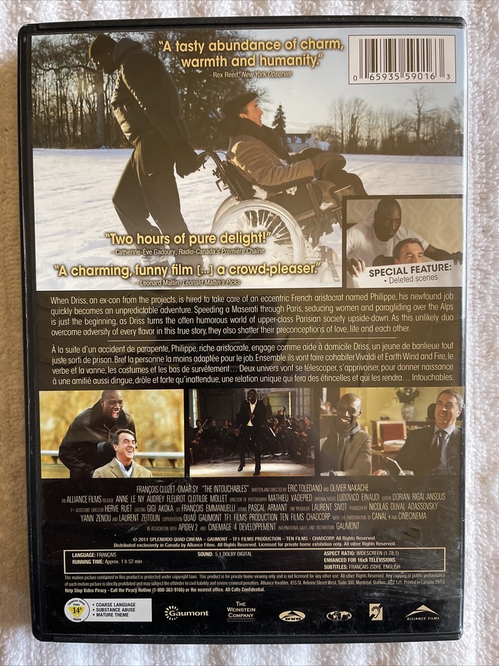 The Intouchables - DVD - Based On A True Story 65935590163 | eBay