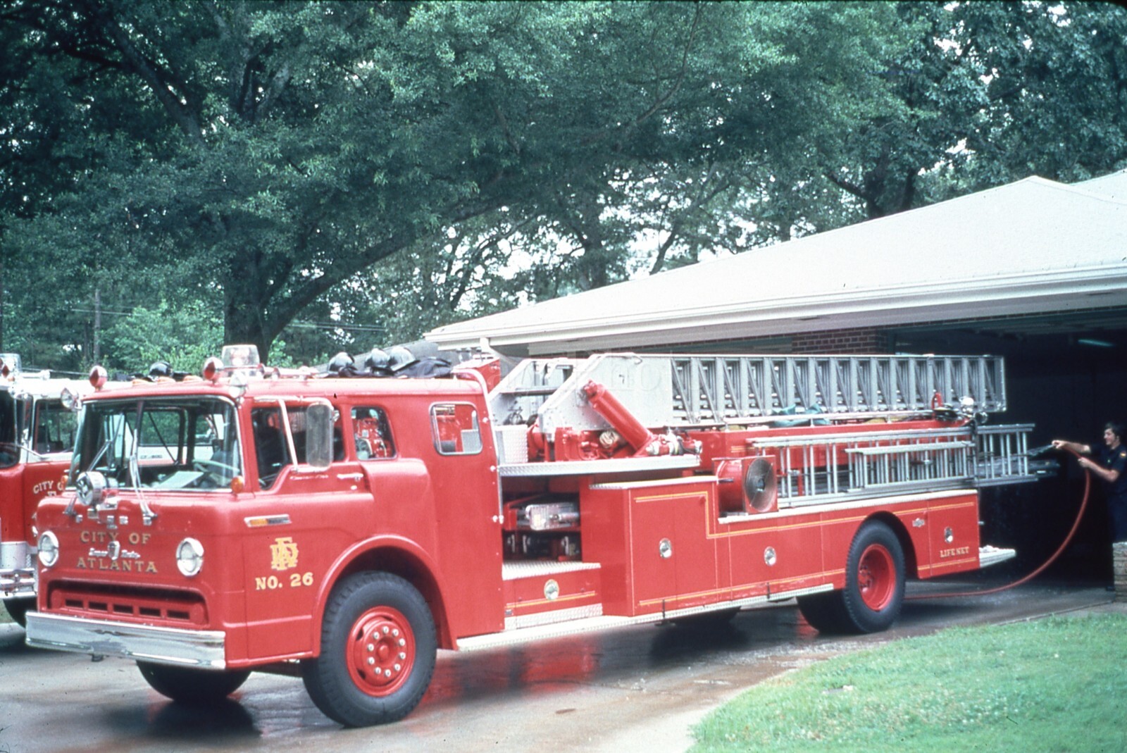 Fire Apparatus Slide- Atlanta GA Fire Department Ford C/Pirsch Ladder ...