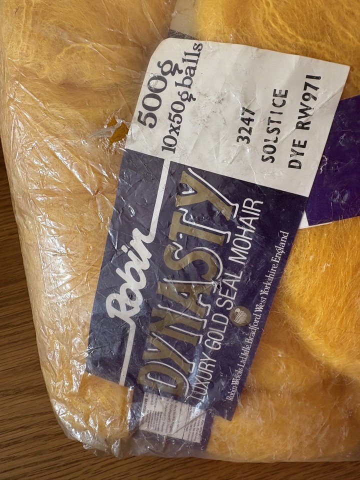 Brand new 80% Mohair Wool bundle 11 x 50g balls mustard yellow | eBay UK