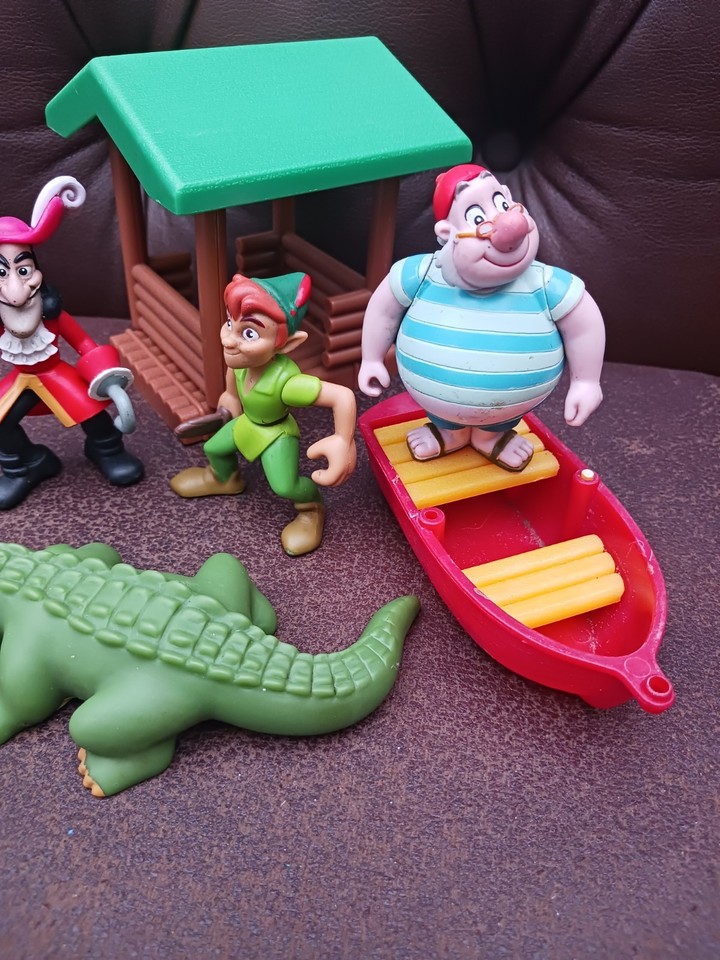 Disney Vintage Peter Pan Set Action Figures hook | eBay UK