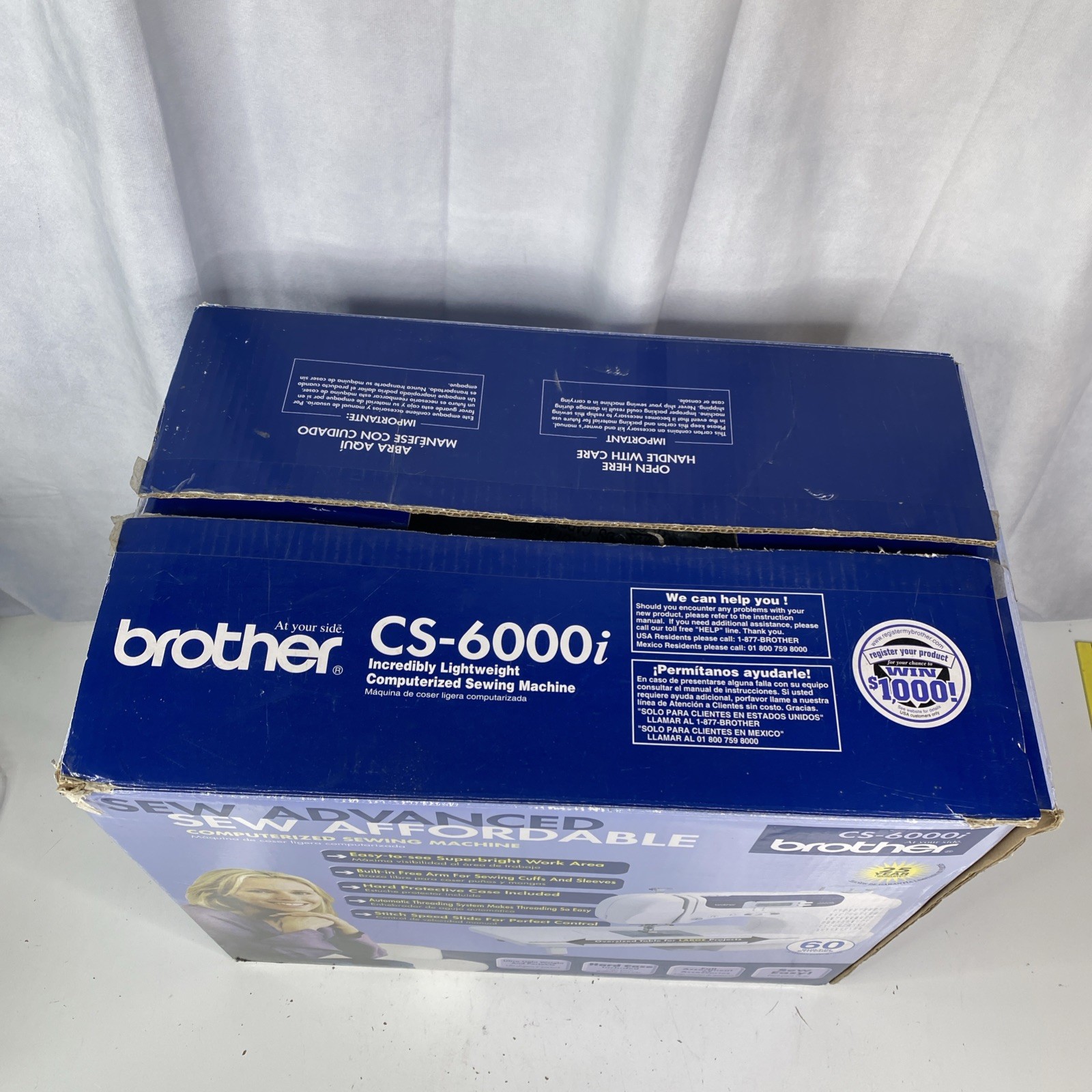 Brother CS6000I Computerized Sewing Machine with Wide Table for sale ...