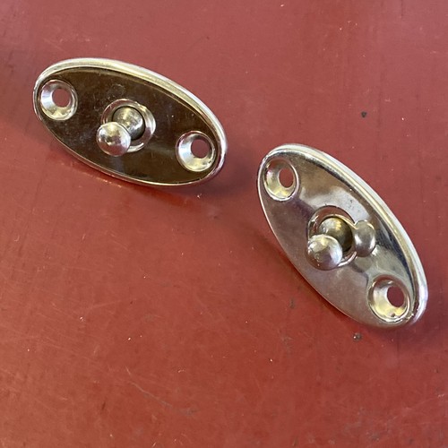 1920 's 1930 's CHROME DOOR TOGGLE LOCK PAIR CHEVROLET BUICK LASALLE ...