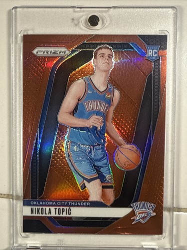 2024-25 Panini Prizm NIKOLA TOPIC ROOKIE BASKETBALL /225 Thunder RC 🔥🔥🔥 ...