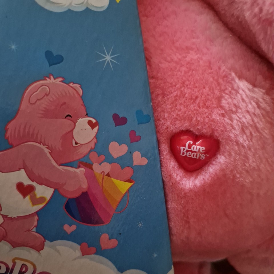 CareBear "Love-A-Lot Bear" Plush - 20" - Vivid Imaginations 2003 ...