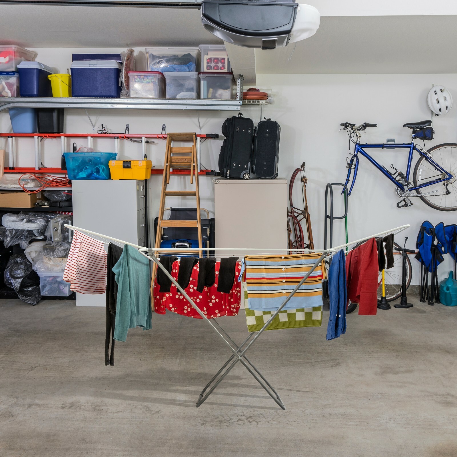 Indoor Clothes Airer Dryer Horse Maiden Large Winged Outdoor Folding 3 ...