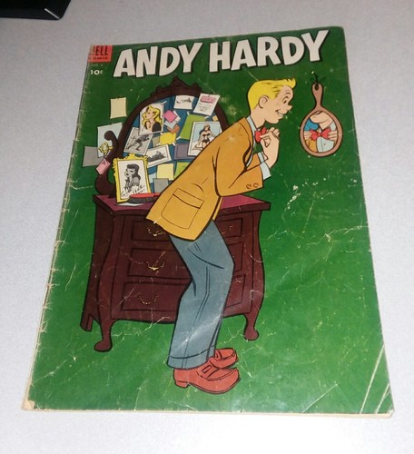 Andy Hardy (Dell) #5 golden age 1954 tv show radio comics teen humor cartoon | eBay