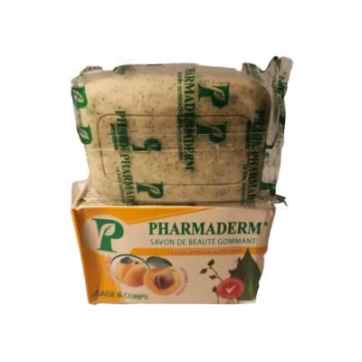 1×PHARMADERM APRICOT NUT Exfolianting Beauty Soap Face & Body 190g -6 ...