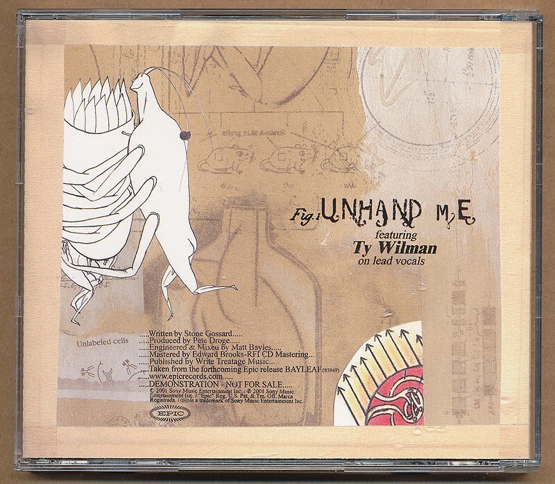 Stone Gossard [of Pearl Jam] Unhand Me RARE promo radio only CD single ...