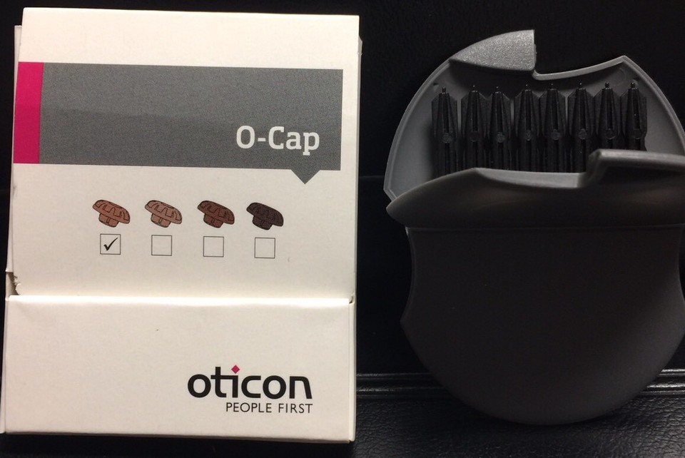 2 Packs Of Beige Oticon O-Cap Mic Filters For Hearing Aids. 16 Filters ...