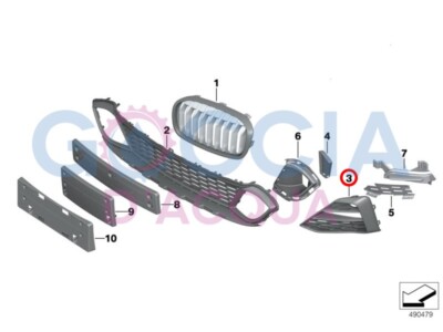 Genuine BMW 2' F45 F46 LCI Active/Gran Tourer M Sport Front Bumper ...