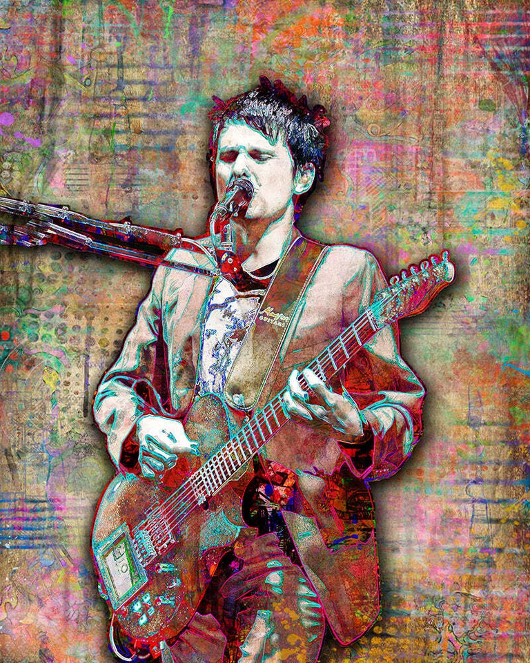 Muse Matt Bellamy Poster, Muse Tribute Fine Art FREE SHIPPING US | eBay