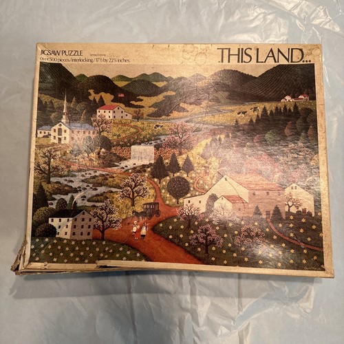 Charles Wysocki This Land Spring Evening 1973 Vintage Puzzle - A Parker ...
