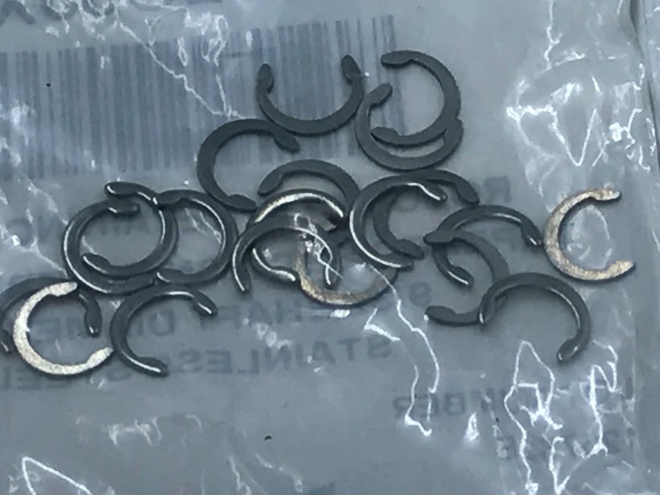 Crescent External Retaining Ring C-28SS 9/32" Shaft Diameter 0.025 ...