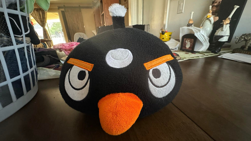 Angry Birds Black Bomb Plush foreign bootleg Rare | eBay