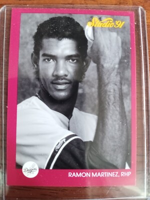 RAMON MARTINEZ DODGERS 1991 STUDIO BY LEAF BASEBALL CARD #184 | eBay