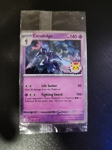 Ceruledge Pokemon Day 2024 Stamped Sealed Promo Card Pokemon *US SELLER ...