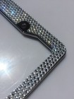 2pc Silver Diamond Bling Rhinestone Metal License Plate Frame Cover For ...