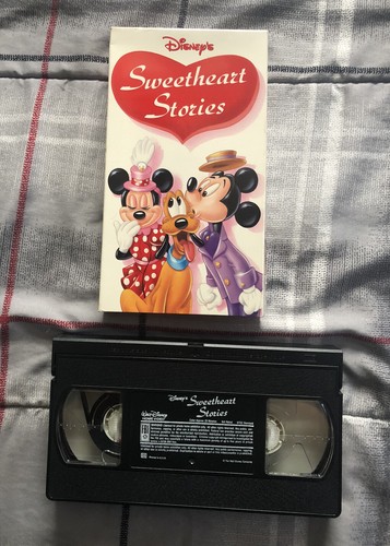 Disney’s Sweetheart Stories VHS Tape (1996) Mickey Mouse Minnie Mouse ...