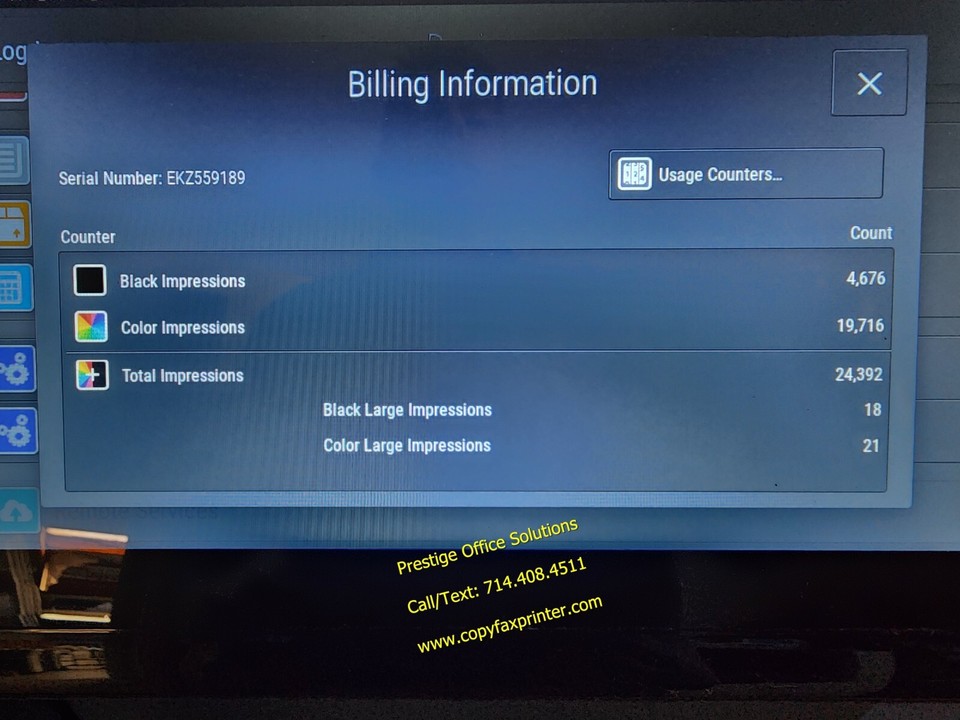 Xerox AltaLink C8135 Color Copier Printer Scanner. Very Clean. Meter ...