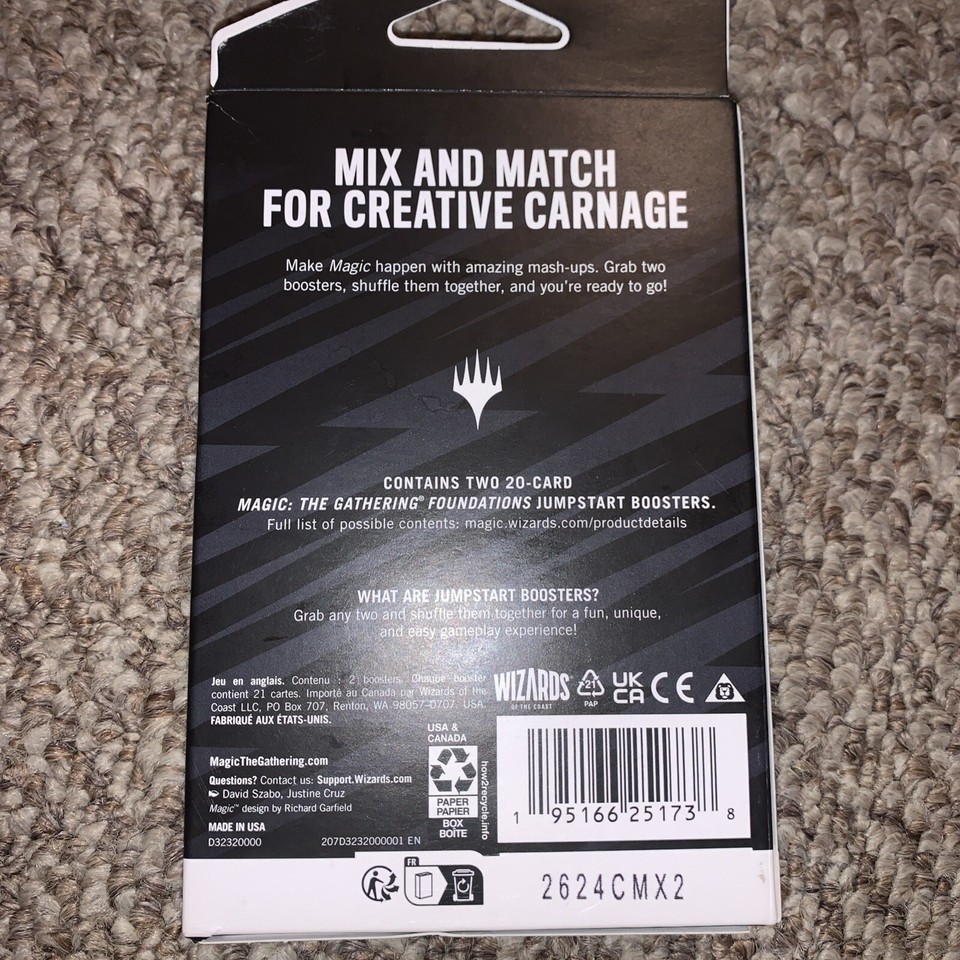 Magic The Gathering Foundations Jumpstart Pack Booster Box | eBay